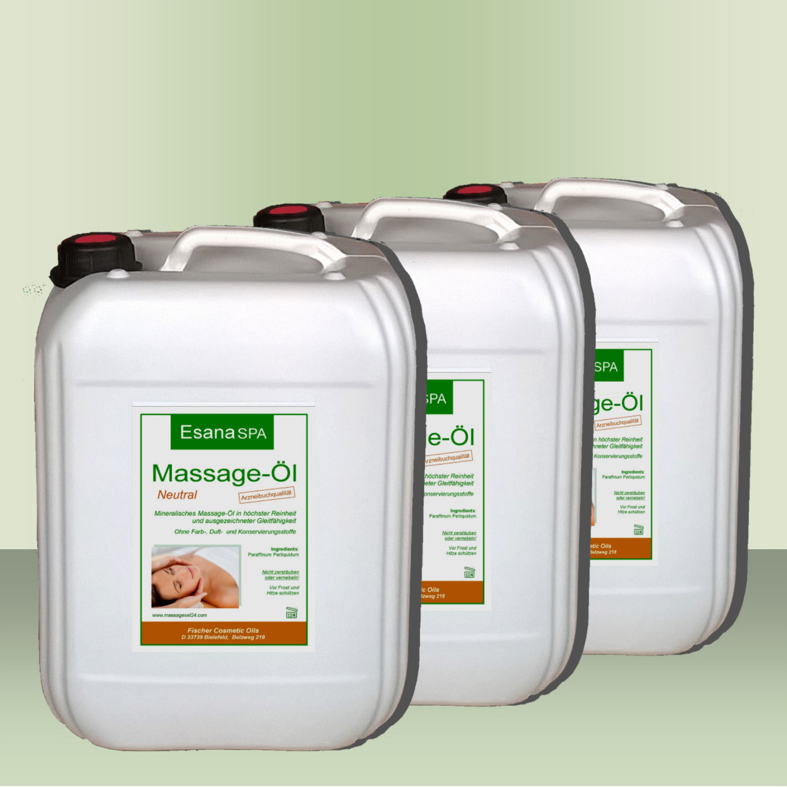 Massageöl 3 x 10 L neutral Esana SPA in med. Qualität | eBay