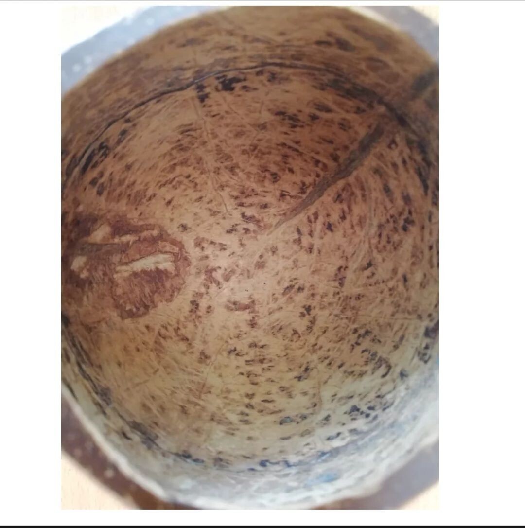 Coconut Shell Salt Container Lunu Polkatu Handmade | eBay