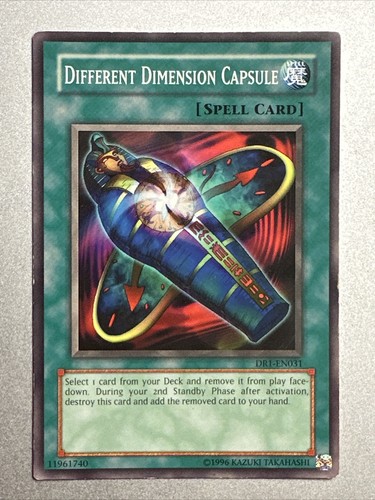 YuGiOh 1x Different Dimension Capsule DR1-EN031 Light Play LP Common ...
