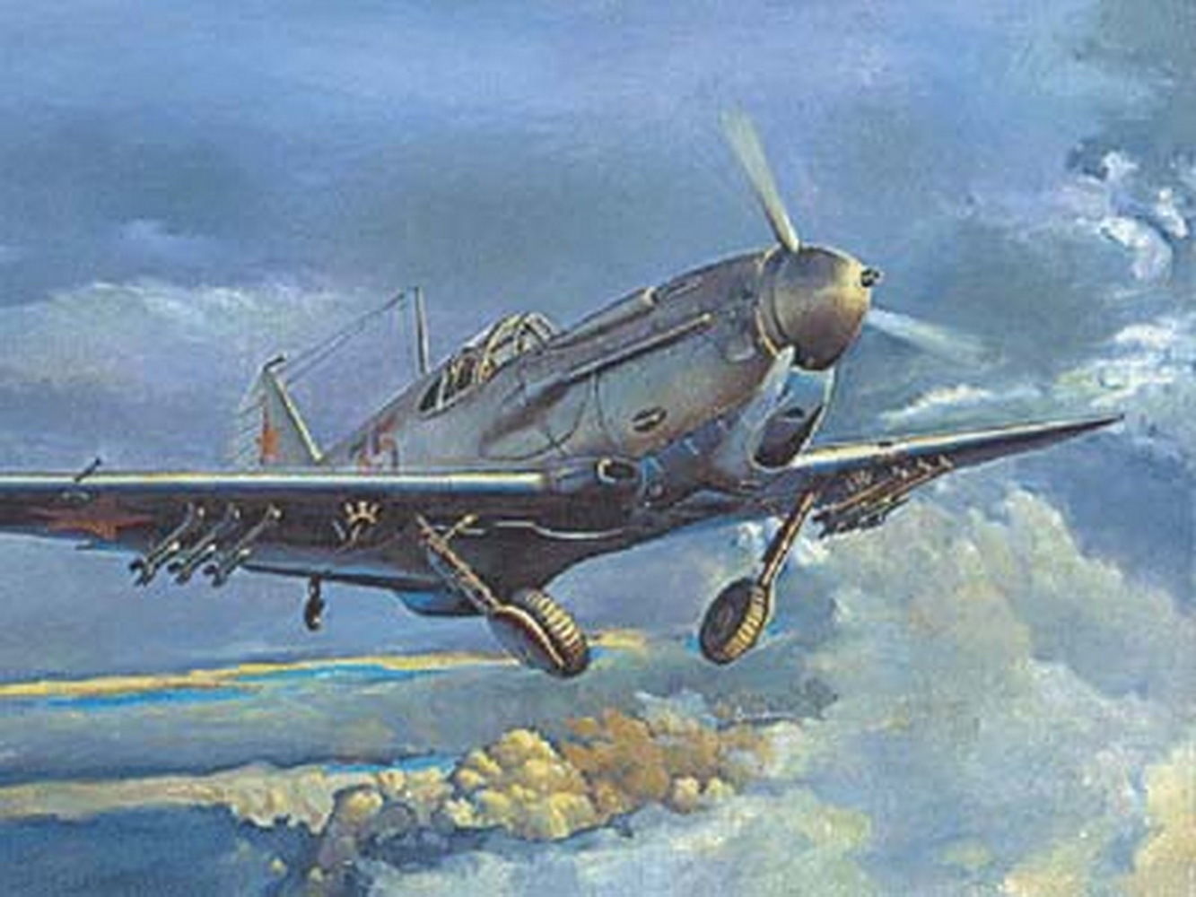 Roden 037 LaGG-3 (1,5,11 series) Aircraft 1941 Soviet fighter, 1/72 ...