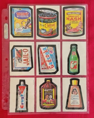 1973 WACKY PACKAGES SERIES 1 OPEE CHEE WHITE BACK SET 25/25 @@ SUPER ...