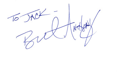 Bret Anthony Signed Auto 3x5 Index Card Capture of the Green River ...