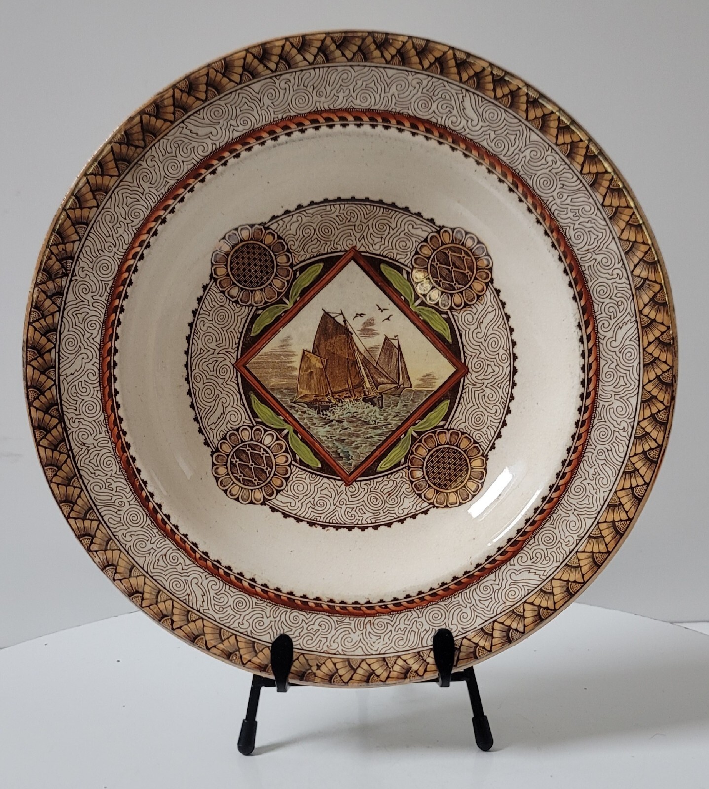 Vintage Wisconsin Brownfield & Sons 9.5" Serving Bowl | eBay