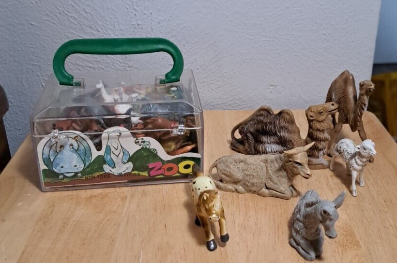 Lot of 54 Plastic Zoo Animals | eBay