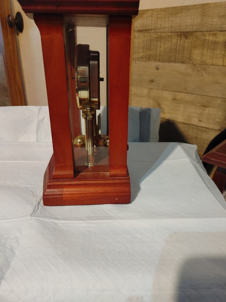 westminster Rotating Pendulum mantle Desk clock | eBay