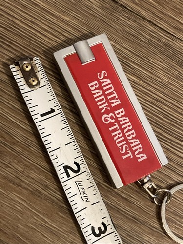 Santa Barbara Bank & Trust, Closed Defunct, Advertising Keychain Light ...