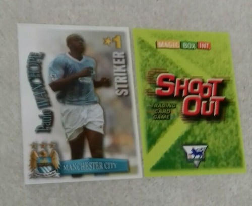 SHOOT OUT CARD 2003/04 (03/04) - Green Back -Manchester City - Paulo ...