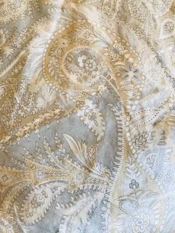 Pottery Barn Lewis Paisley Duvet Cover Queen Dove Gray Queen 2 Std ...