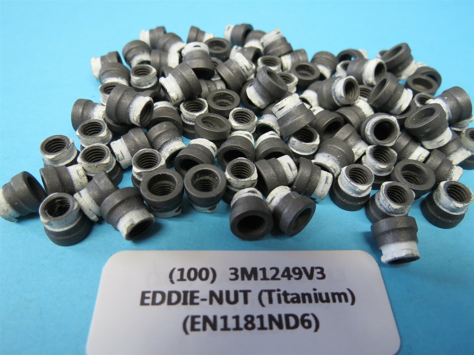 100 Titanium Aerospace EDDIE-NUT EN1181ND6 Aircraft Fairchild 3M1249V3 ...