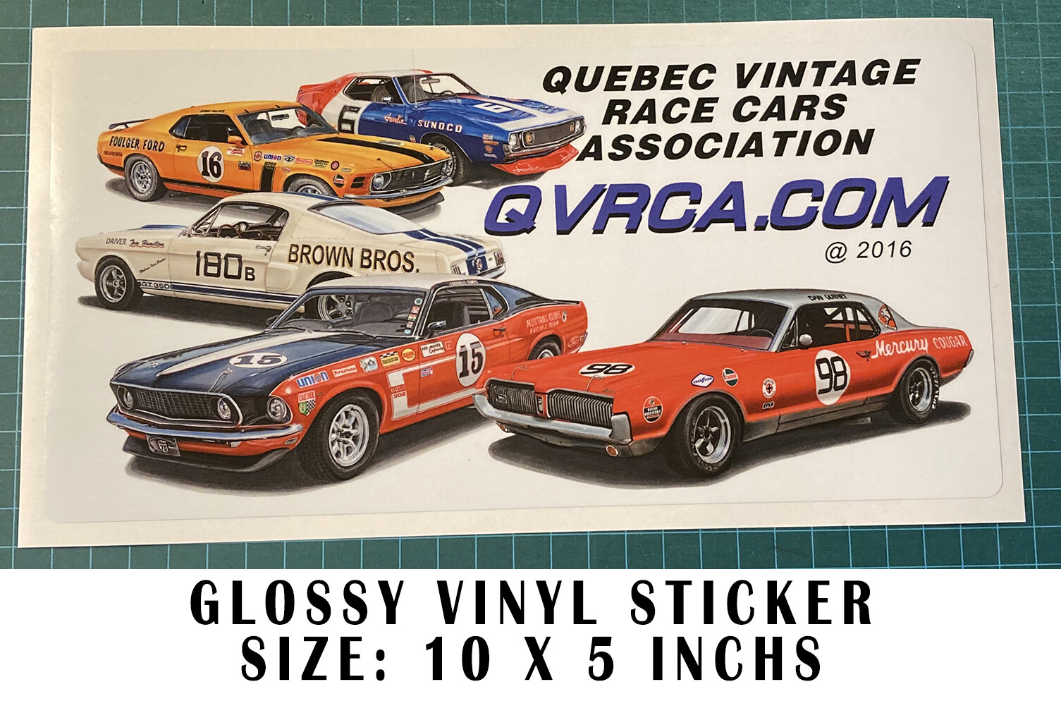 QUEBEC VINTAGE RACE CARS ASSOCIATION TRANS-AM SERIES - SCCA VINYL DECAL ...
