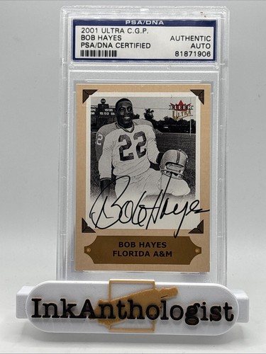 2001 Fleer Ultra CGP Bob Hayes Auto Autograph PSA | eBay