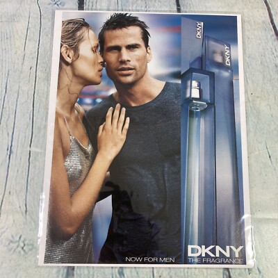 2000 DKNY Fragrance Sexy Lady Man Vtg Print Ad/Poster Promo Art ...