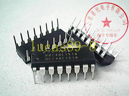 5PCS MM74HC151N IC MULTIPLEXER 8 CHANNEL 16-DIP MM74 74HC MM74H 74HC151 ...