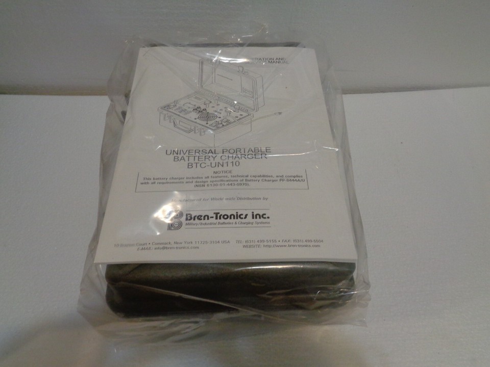 NEW MILITARY BREN-TRONICS UNIVERSAL PORTABLE BATTERY CHARGER BTC-UN110 ...