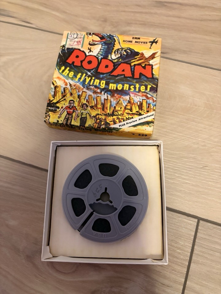 Rodan The Flying Monster 8mm Film Ken Films 229 200ft Digest w/ Box VTG ...