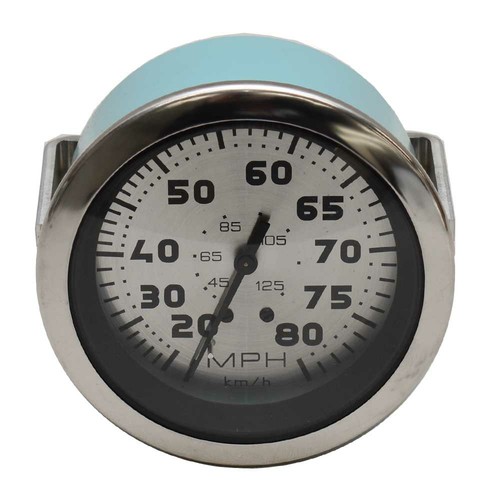 Teleflex Boat Speedometer Gauge 63485 | Silver 3 1/4 Inch | eBay