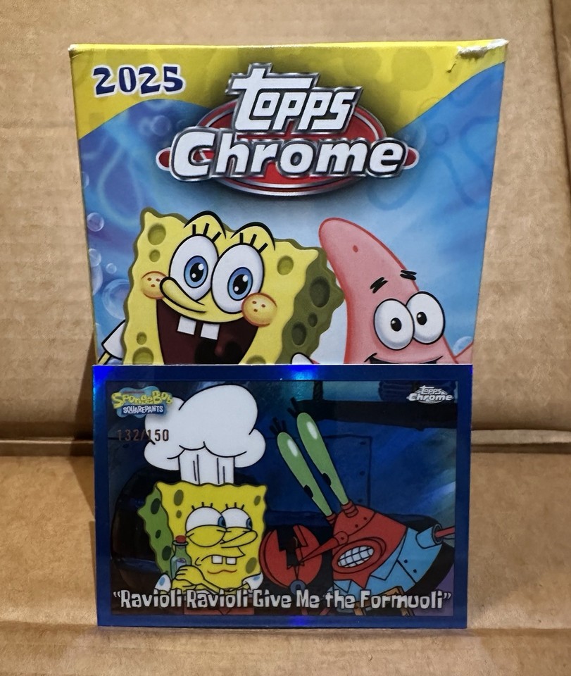 RAVIOLI RAVIOLI GIVE ME THE FORMUOLI #(132/150) #68 2025 Topps Chrome ...