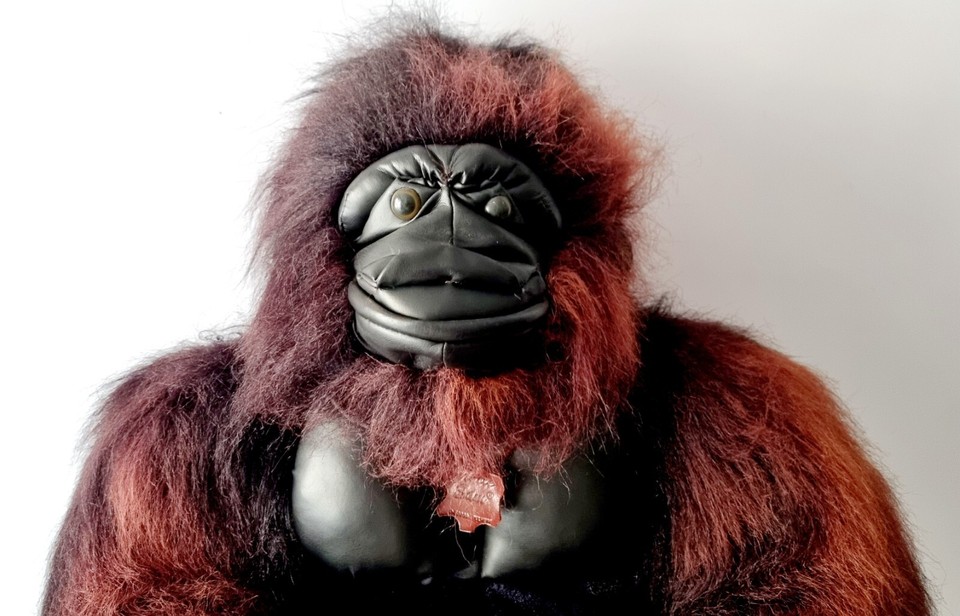 Vintage Uncle Sam gorilla giant doll plush Made in Germany HIGHLY RARE ...
