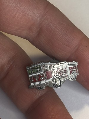 FIRE ENGINE FIREFIGHTER FIREMAN TRUCK LAPEL PIN BADGE 3/4 INCH | eBay