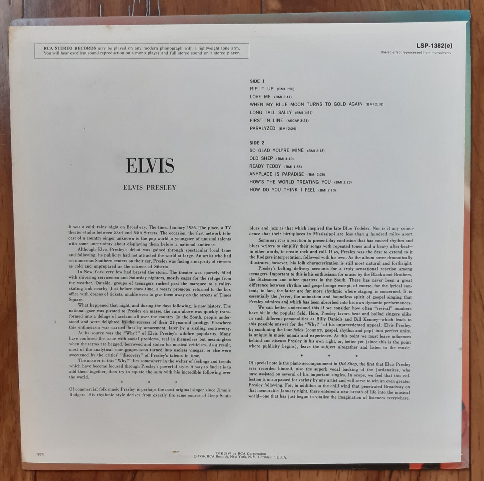 ELVIS PRESLEY ELVIS RARE 1973 US RCA LABEL ALBUM EX CONDITION | eBay