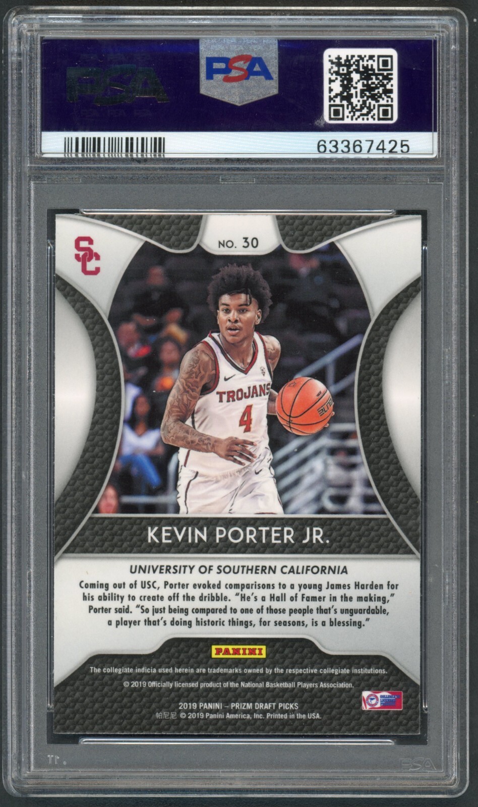 2019-20 Panini Prizm Draft Picks - #30 Kevin Porter Jr. (RC) for sale ...