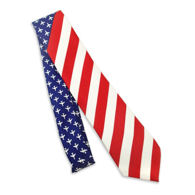 Men's Tie United States of Aviation Flag Luso Aviation USA airline ...