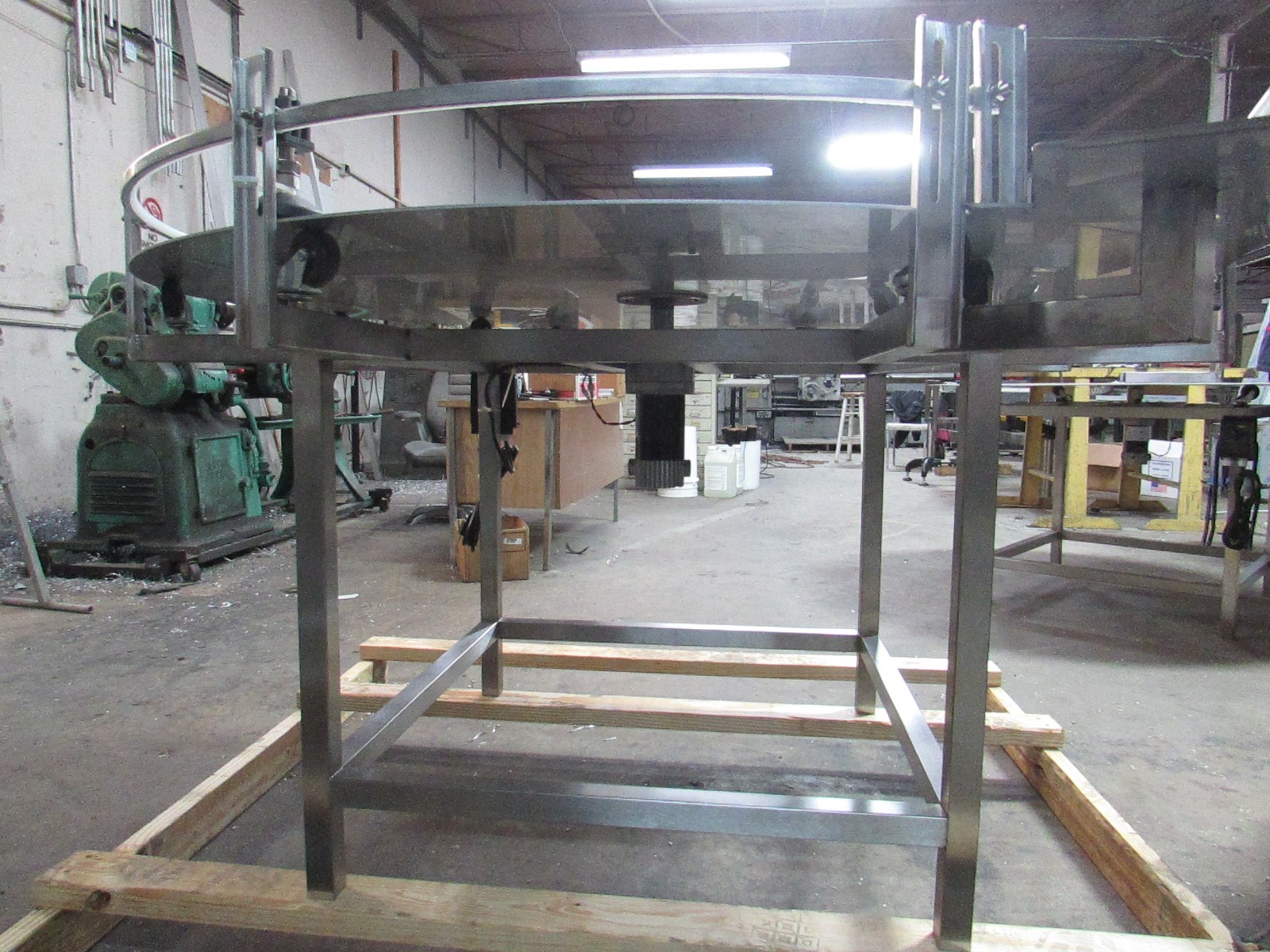 DEPENDABLE EQUIPMENTS 36"DIAMETER ACCUMULATION TURNTABLE WITH ...