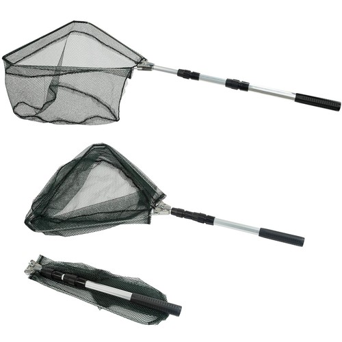 Fishing Landing Net with Telescoping Pole Fishing Net Freshwater ...