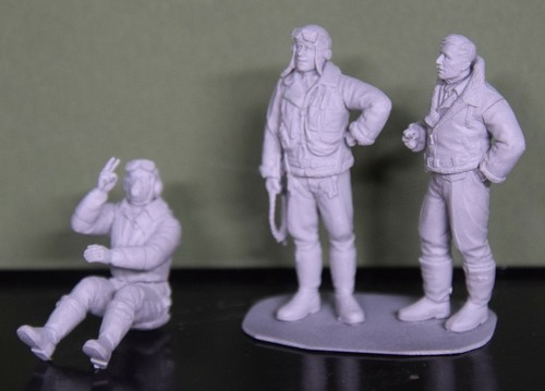 ICM 32101 German Luftwaffe Pilots 1/32 Scale Plastic Model Kit 3 ...