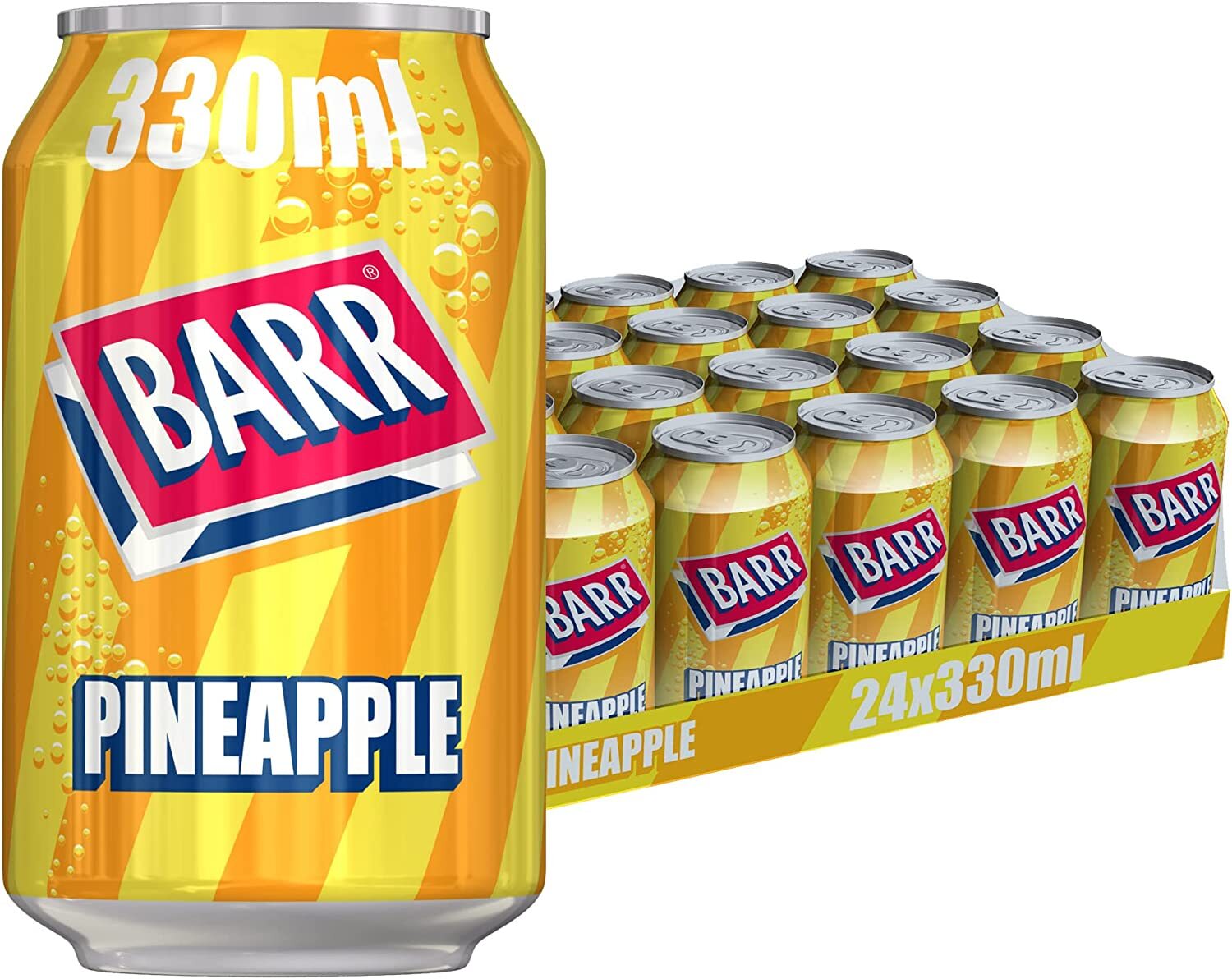 Barr American Cream Soda, Cherryade, Shandy Fizzy Drink Cans, 330 ml ...