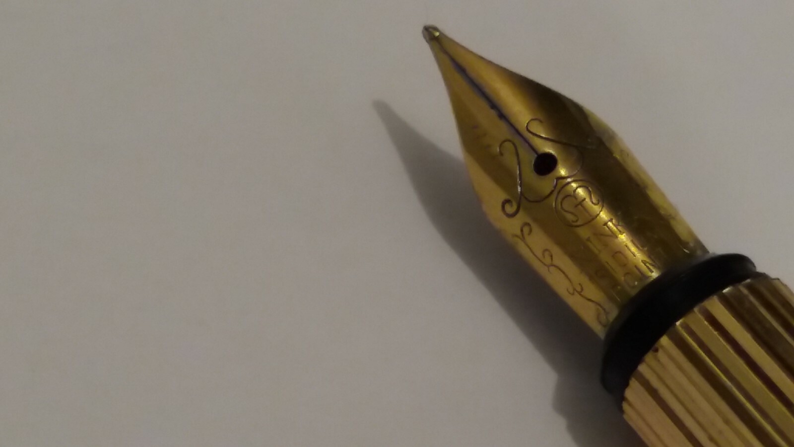 vintage Ronson fountain Pen Vintage Black Gold Color | eBay