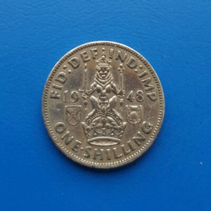 1948 One Shilling Coin King George VI Great Britain | eBay