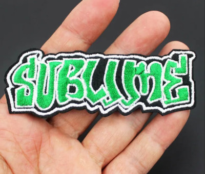SUBLIME - 1988 AMERICAN ROCK BAND MUSIC - Embroidered Iron-On Patch | eBay
