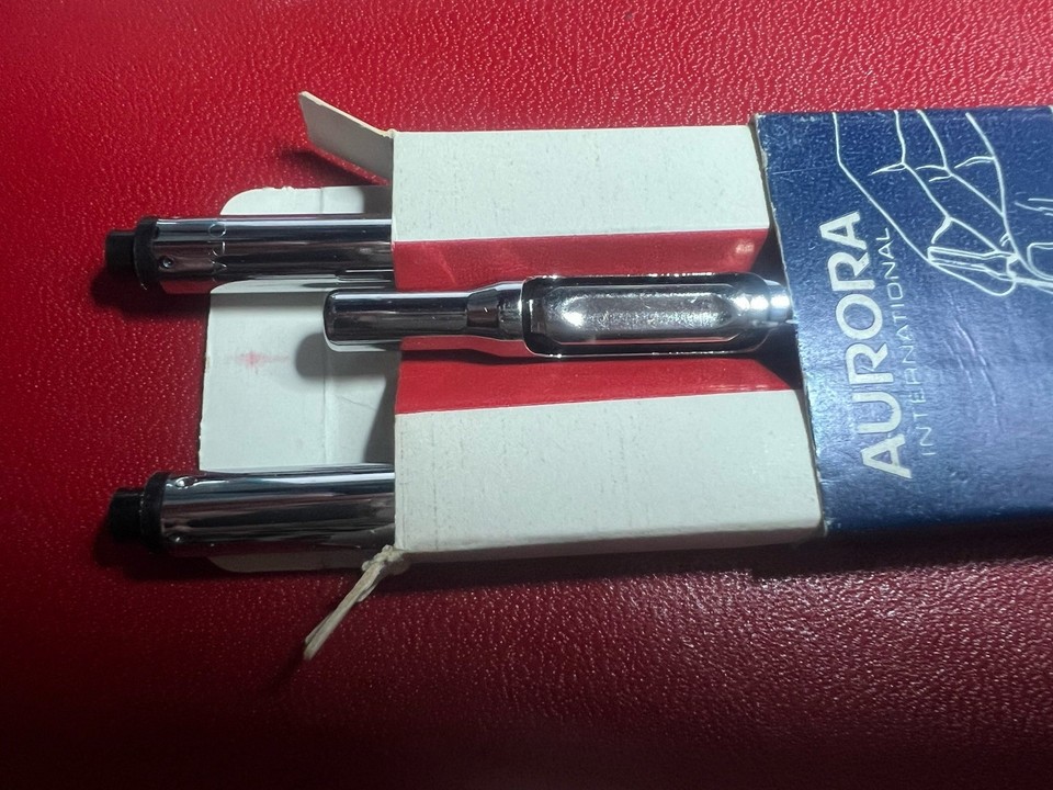Red Aurora Fountain Pen Charger Converter Bifilux 3 Pieces Vintage ...