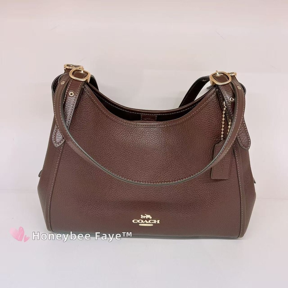 NWT Coach Erin Shoulder Bag CAQ86 Gold/Maple 🔥🔥🔥🔥 | eBay
