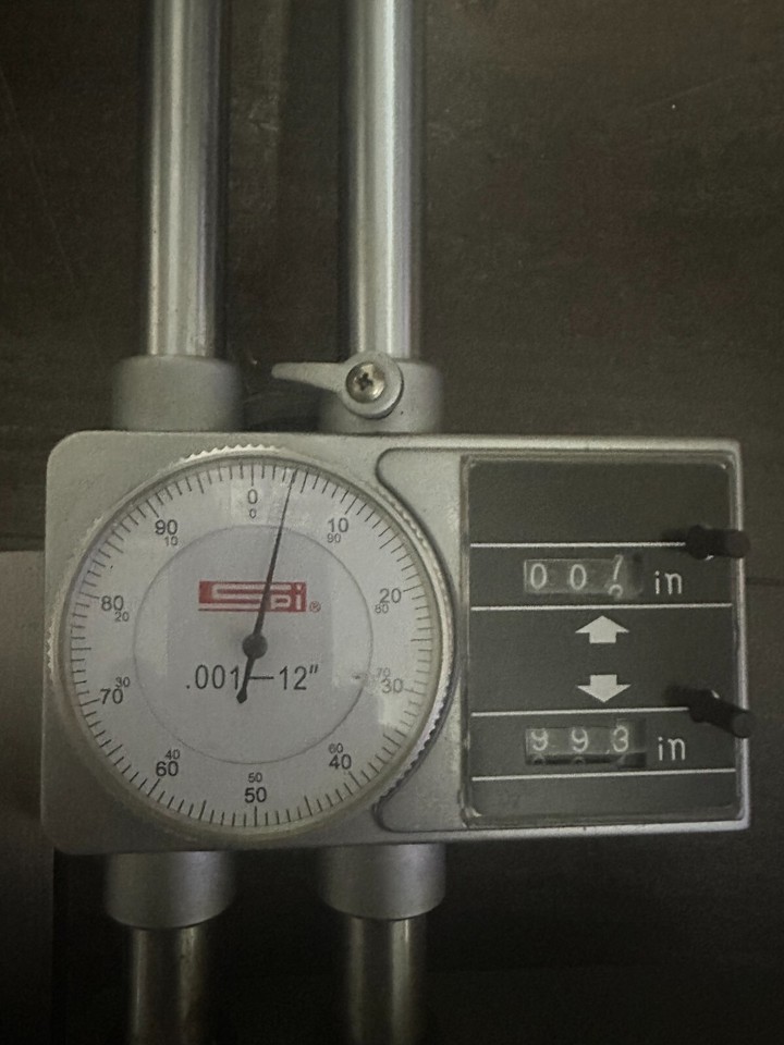SPI 12" Height Gage with Dial Face, Dual Beam and Scribe | eBay