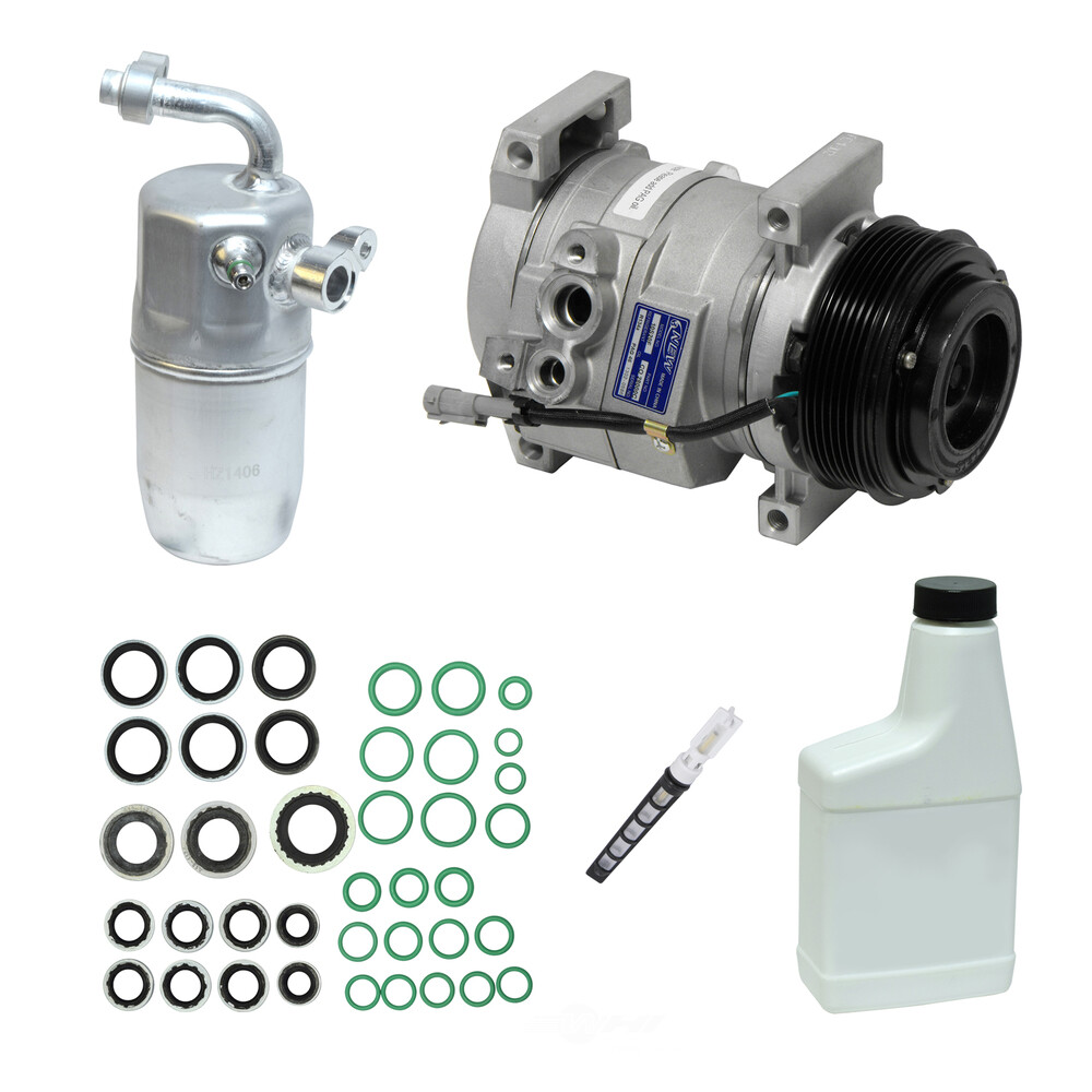 A/C Compressor Kit-VIN: 1, DIESEL, Eng Code: LB7, Turbo UAC KT 4000 for ...