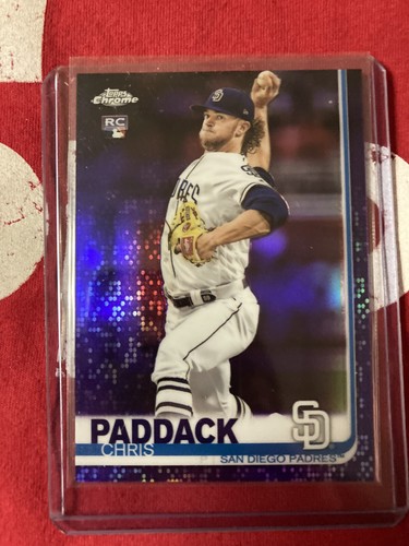2019 Topps Chrome Update Target Purple Refractor 110/175 Chris Paddack ...