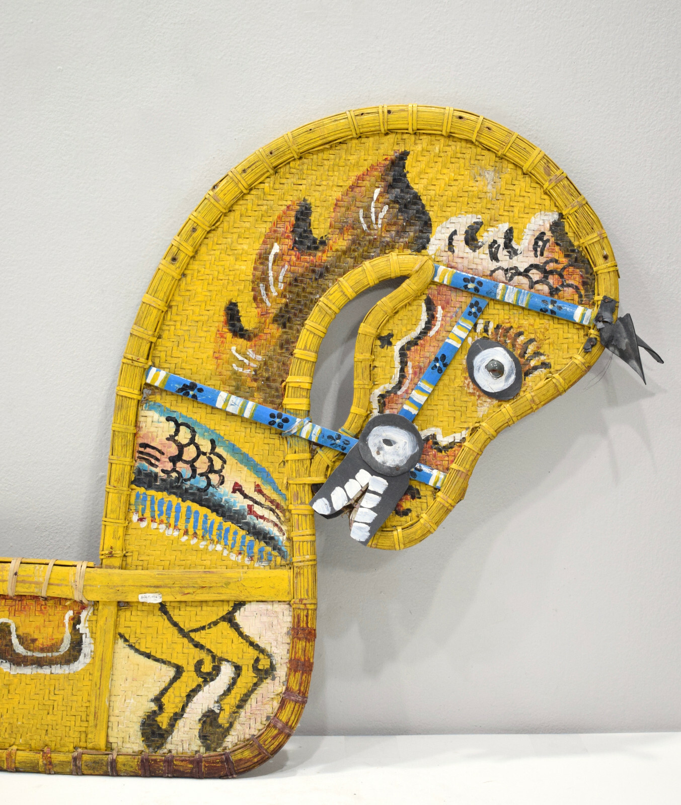 Java Trance Dance Horse Bamboo Hand Crafted Kuda Lumping Ceremonial ...