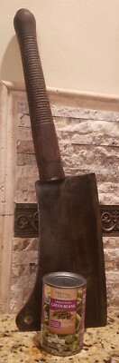 Antique Hog Splitter Meat Cleaver Large 24" Long Butcher Tool Knife ...