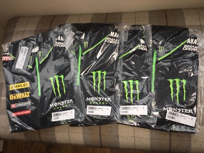 2017 ALPINESTARS TECH3 MONSTER ENERGY TEAM ISSUE POLO SHIRT. NEW. XL | eBay