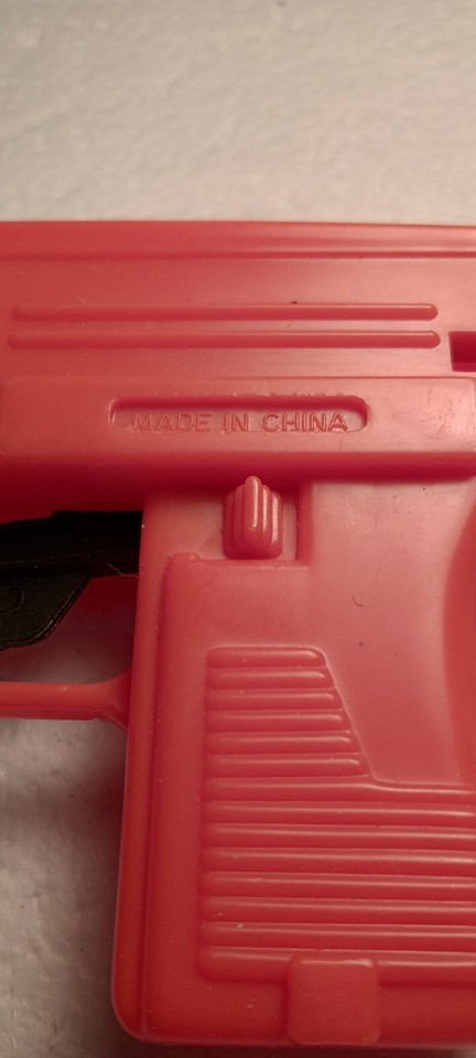 Vintage Orange Toy Gun Orange Uzi Submachine Dime Store Novelty Cosplay ...