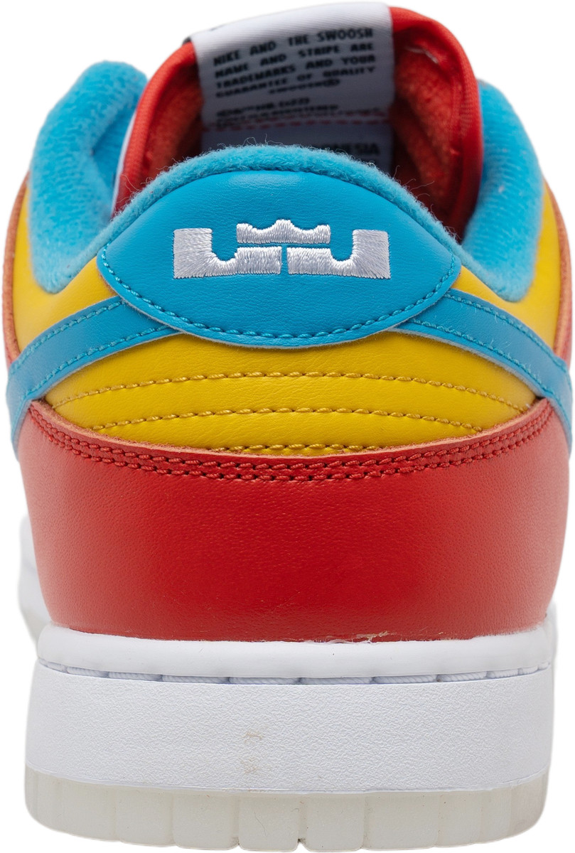 Nike Dunk Low x LeBron James x Fruity Pebbles Red | eBay