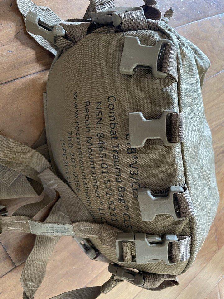USMC Military Combat Trauma Bag Combat Life Saver CLS CTB V3/CLS COYOTE ...