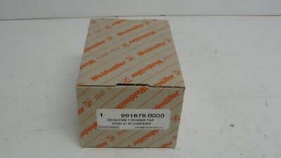 Weidmuller 991678 0000 devicenet power tap RS80 C/ W jumper factory ...