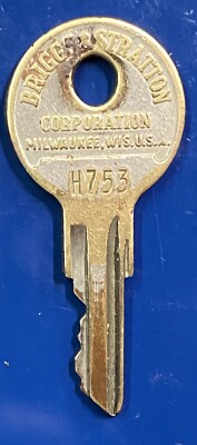 Briggs And Stratton Key H753 | eBay