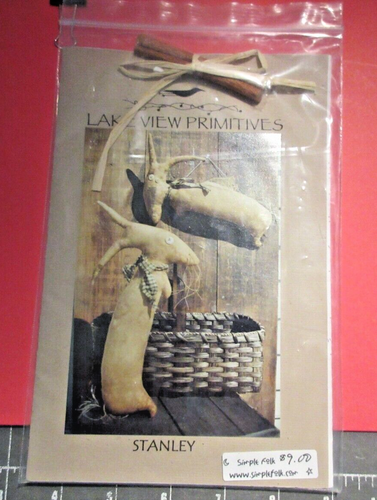 NIPWT~"STANLEY" (RABBIT-16") PRIMITIVE PATTERN #152 BOOK~LAKE VIEW ...