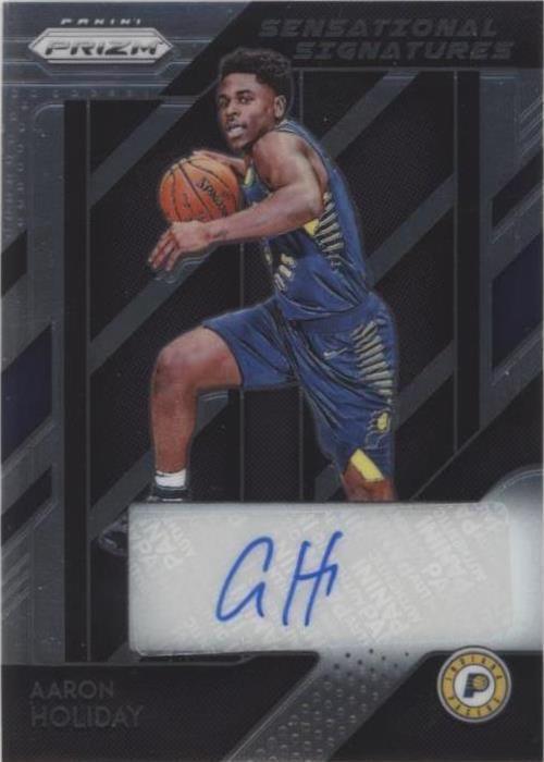 2018-19 Panini Prizm - Sensational Signatures Aaron Holiday #SS-AHD (AU ...