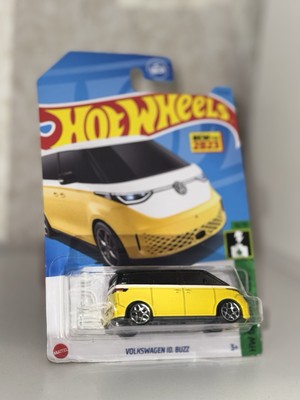 Hot Wheels Volkswagen ID Buzz Yellow #173 - 2023 HW Green Speed | eBay