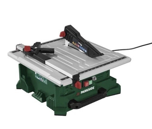 Parkside Wet Tile Cutter , Table size: 39.5 x 38.5cm, Power consumption ...